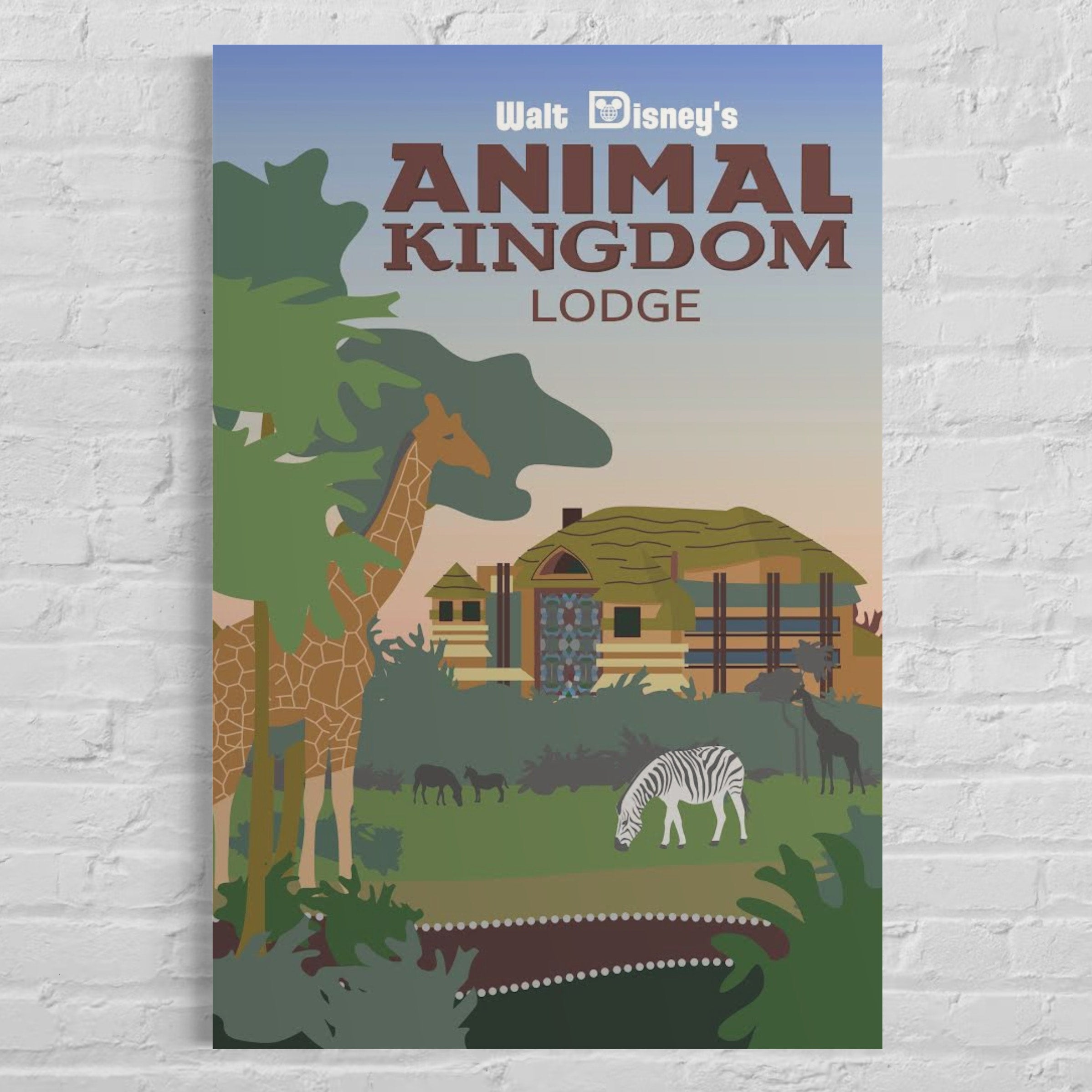 Animal Kingdom Lodge Poster | At Home Imagineering