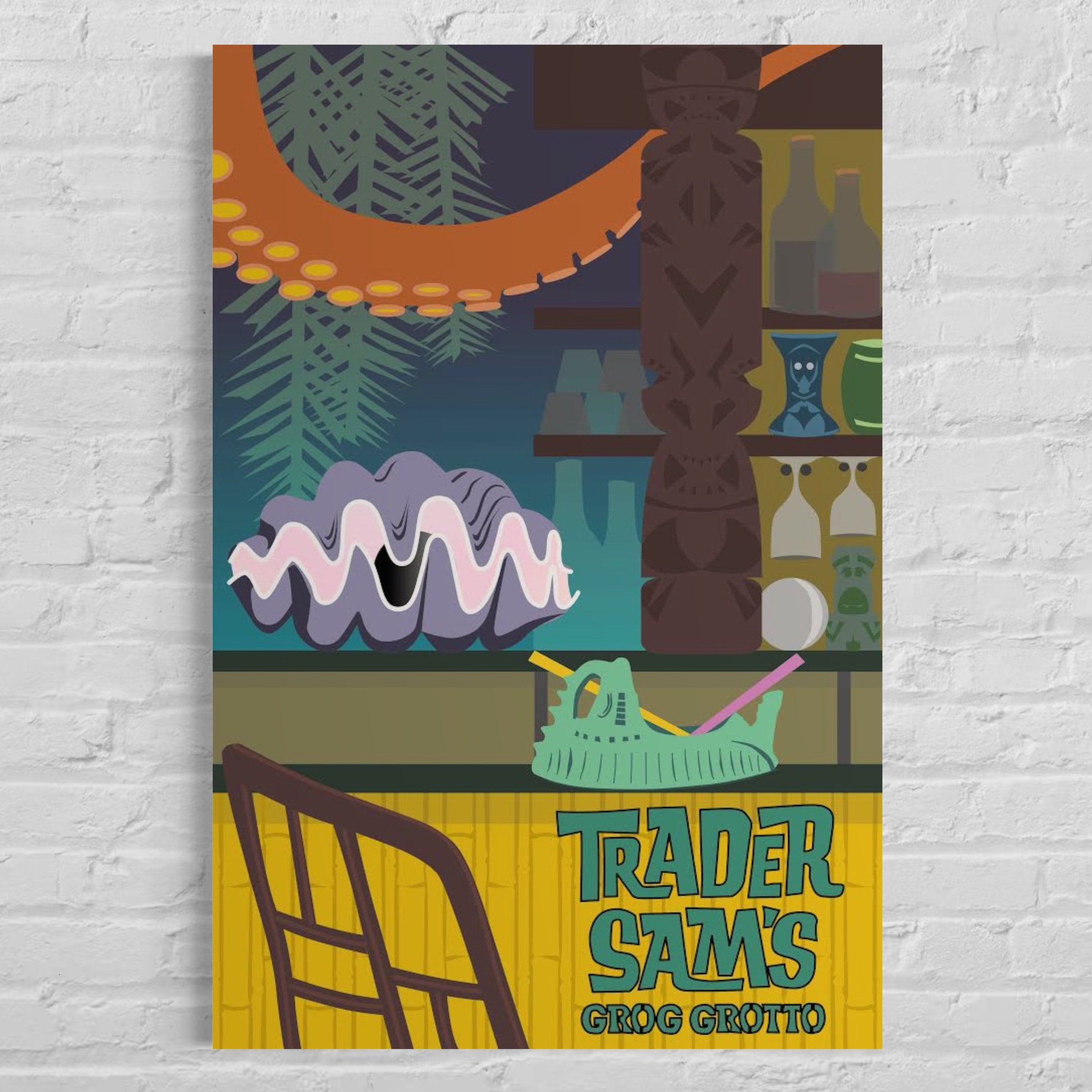 Trader Sam's Grog Grotto Poster Art | At Home Imagineering