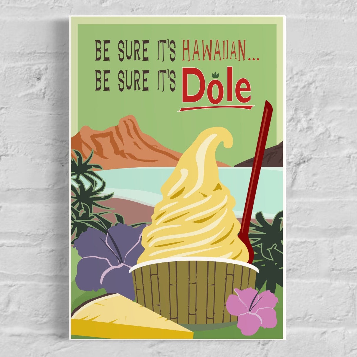 Dole Whip Poster Art | At Home Imagineering