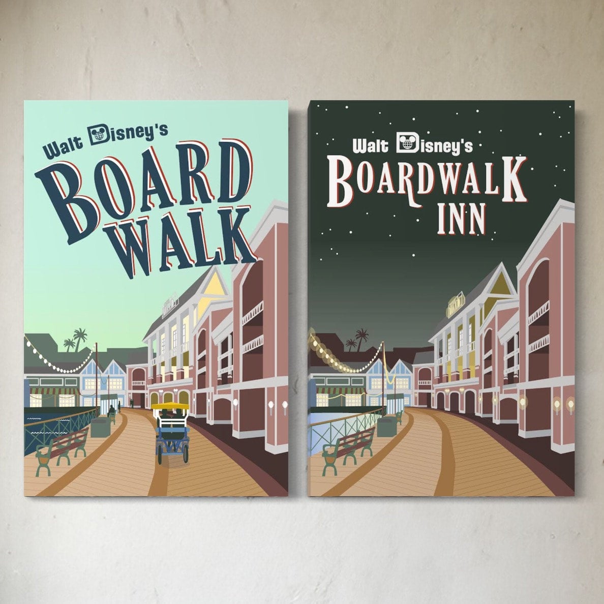 Boardwalk Poster Art | At Home Imagineering